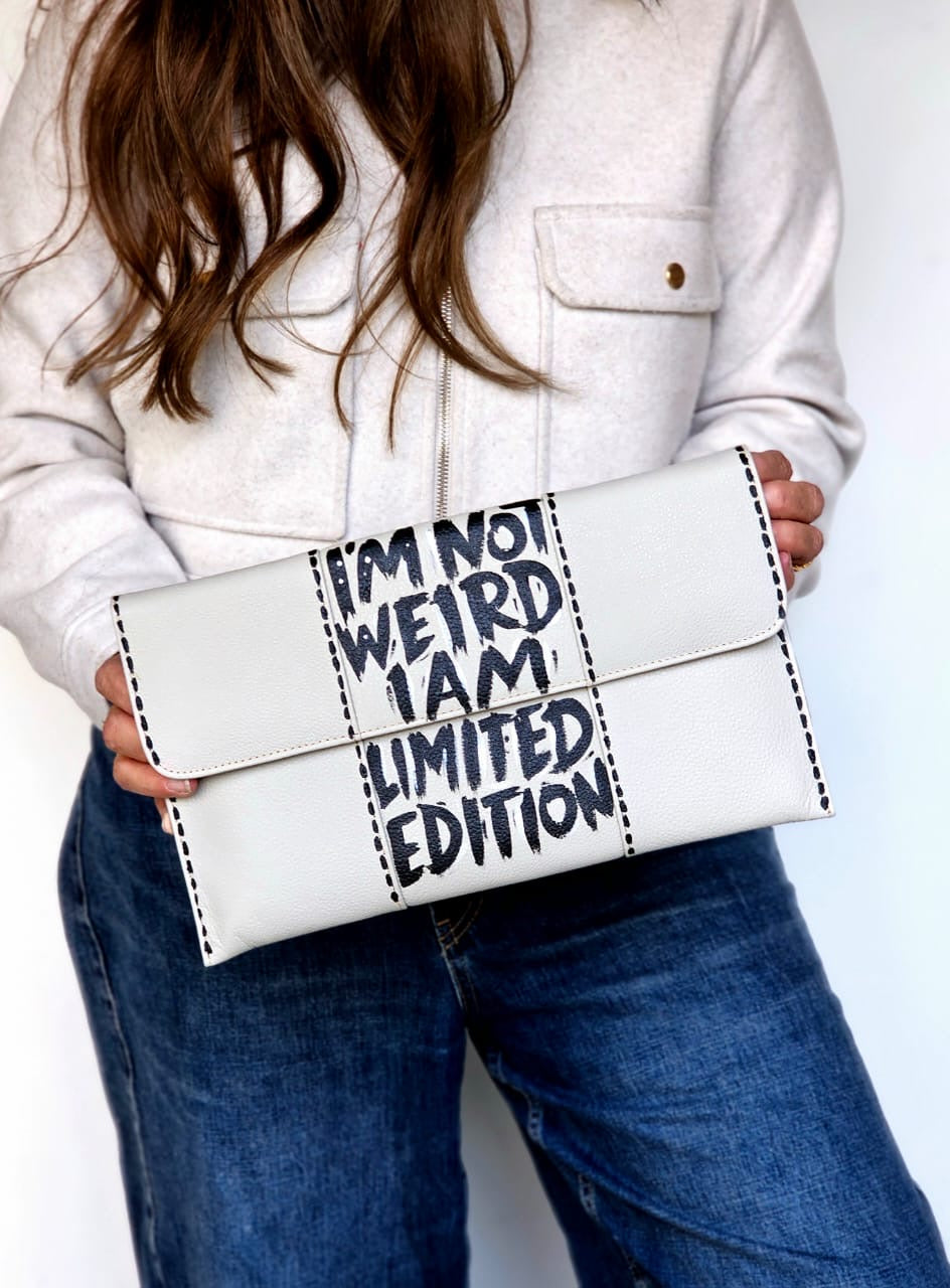 Leather Envelope X I’m Not Weird – Simplicity Gallery
